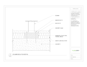 Cold Storage Structural Isolation Blocks | Climaspec